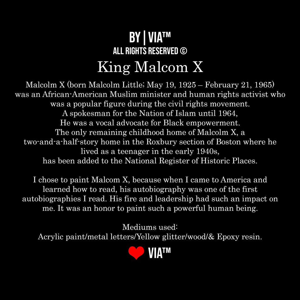 King Malcolm X – VIA's World